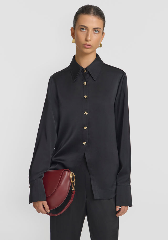 Oracle Shirt IN BLACK | SHIRTING | VIKTORIA & WOODS